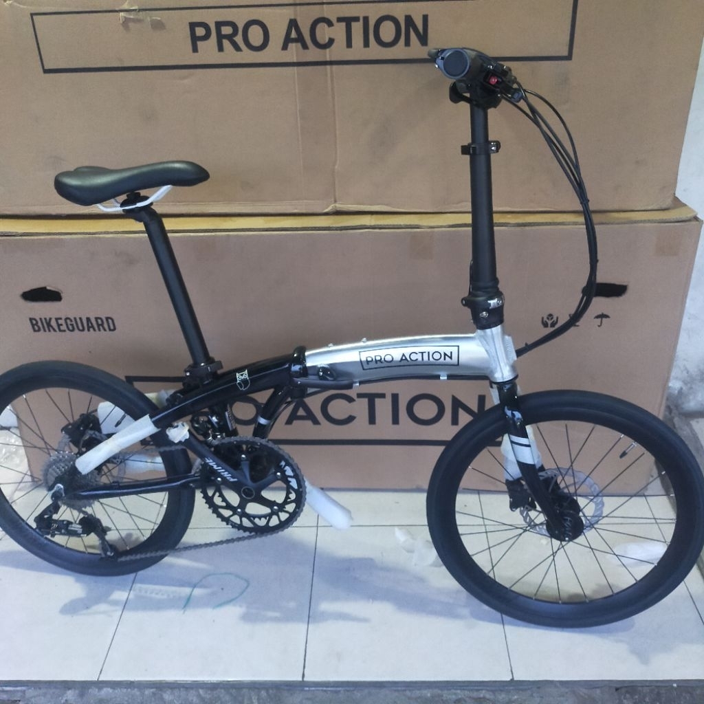Jual sepeda folding pro action owl 2x10 sram x5 ban 20plus bahan ...