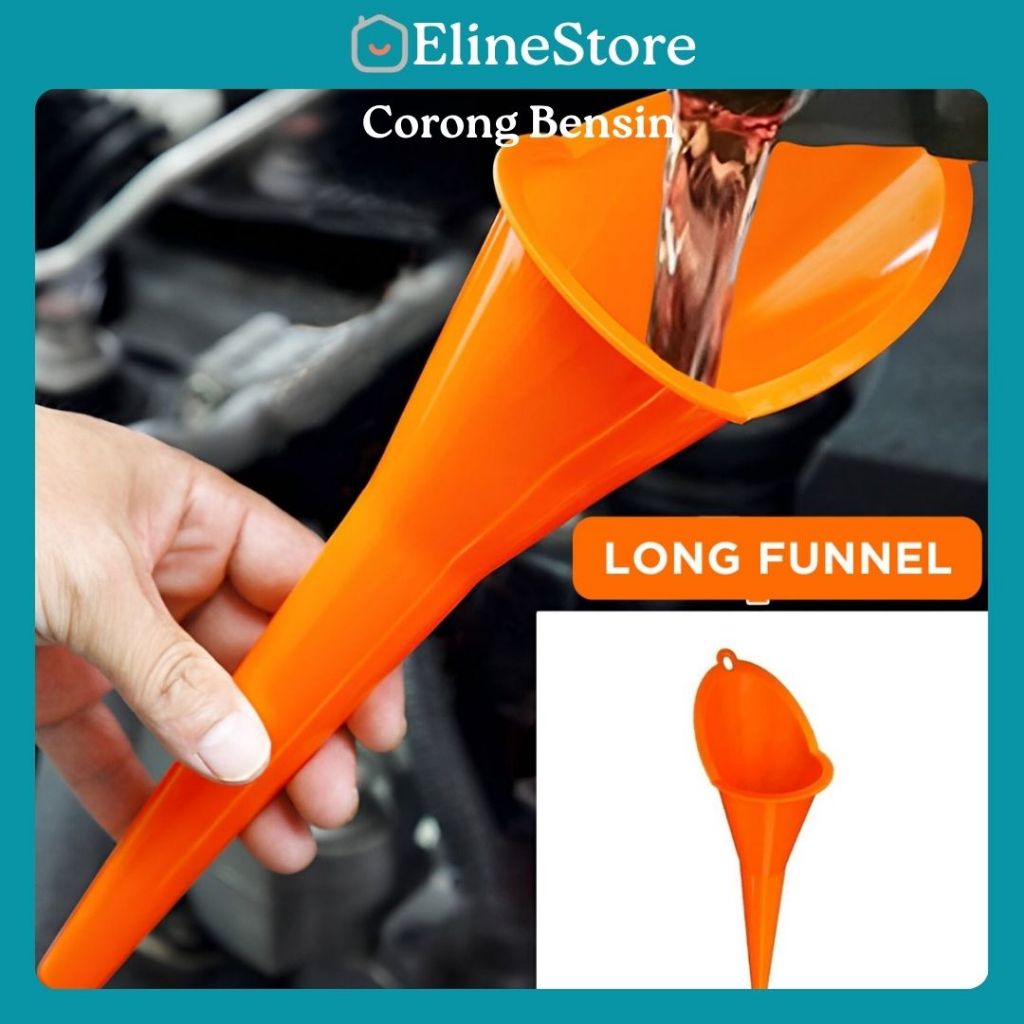 Jual Corong Air Minyak Bensin Long Mouth Funnel - Corong serbaguna bisa ...