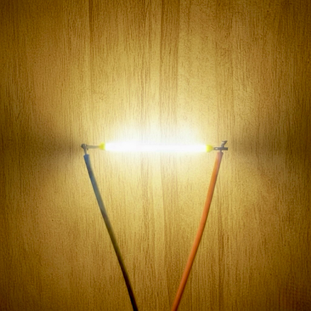 Jual LED Filament Edison 3V 38mm 150mA 2700K Warm White Kuning Filamen ...