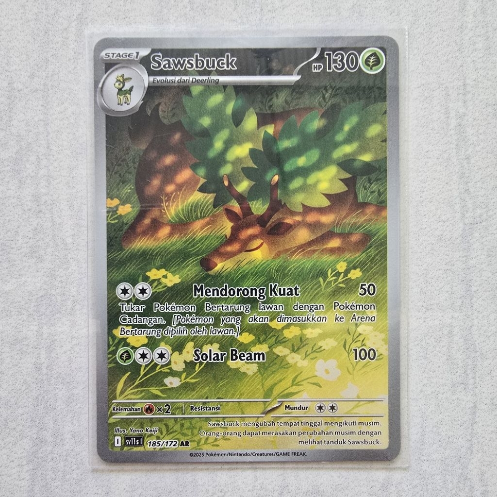 Jual Sawsbuck AR Seri Hitam Putih sv11s 185/172 - Kartu Pokemon TCG ...