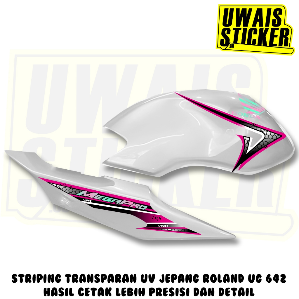 Jual STRIPING MEGA PRO TRANSPARAN POLET STICKER MEGA PRO UV | Shopee ...