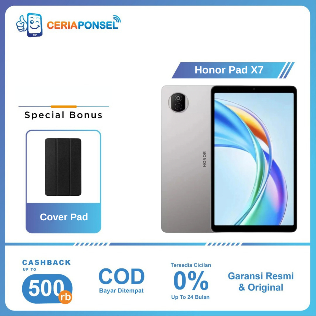 Jual Honor Pad X7 WIFI 4/128GB Snapdragon 680 (6nm) 8MP 7020mAh 10W ...