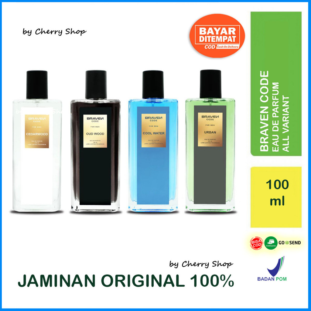 Jual BRAVEN - CODE EAU DE PARFUM ( 100 ml ) - Perfume Wangi Tahan Lama ...