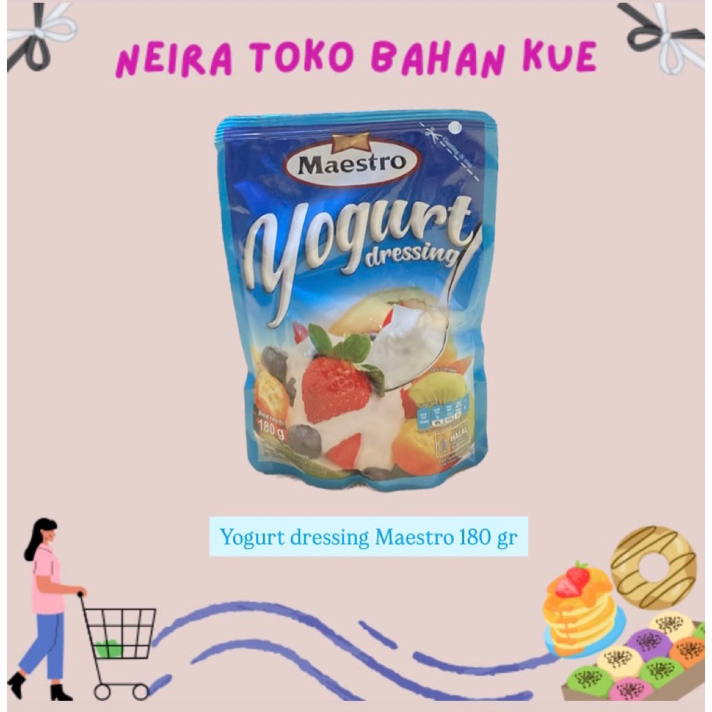 Jual MAESTRO YOGURT DRESSING/YOGHURT 180 GR | Shopee Indonesia