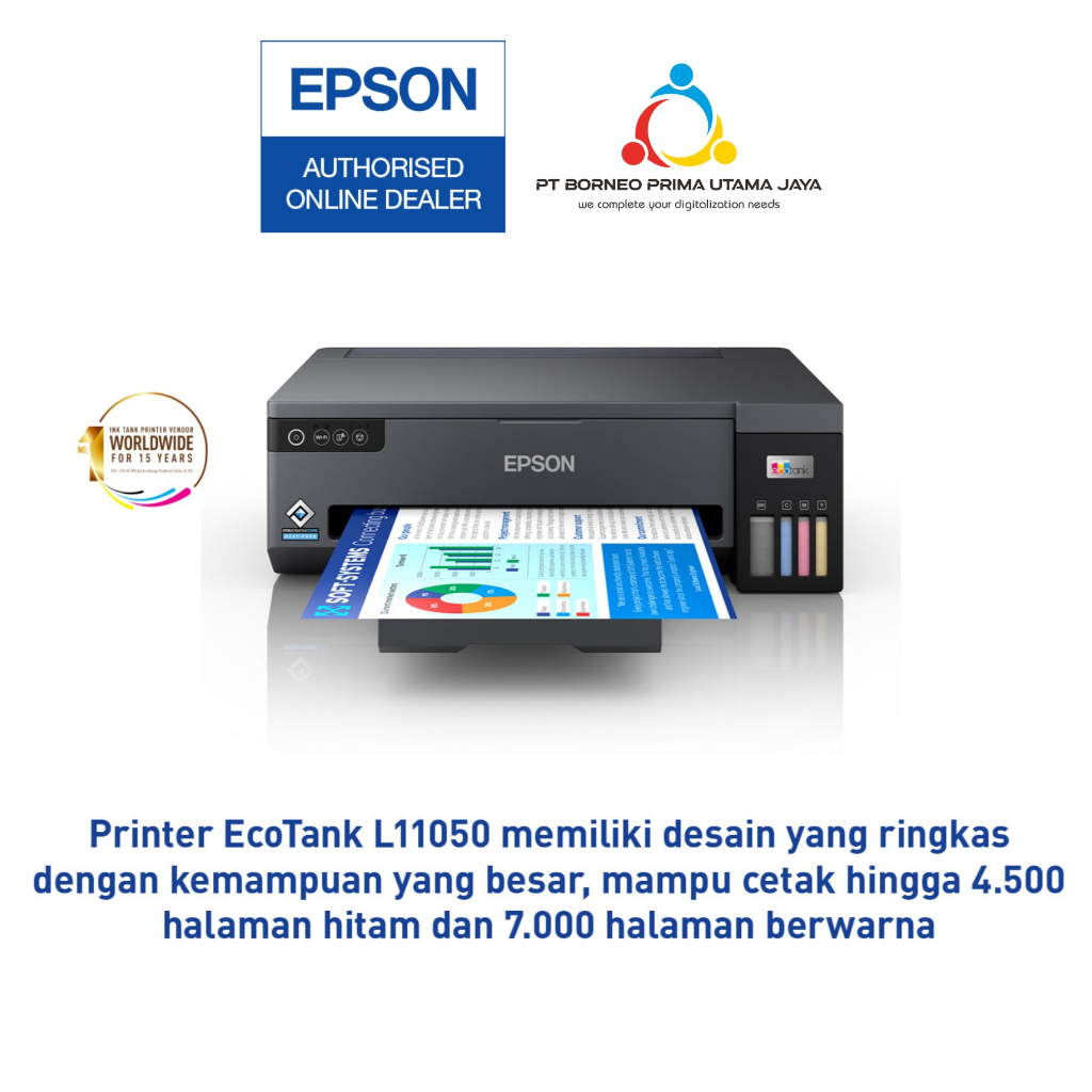 Jual PRINTER EPSON L11050 PRINT A3+WIFI / PENGGANTI L1300 | Shopee ...