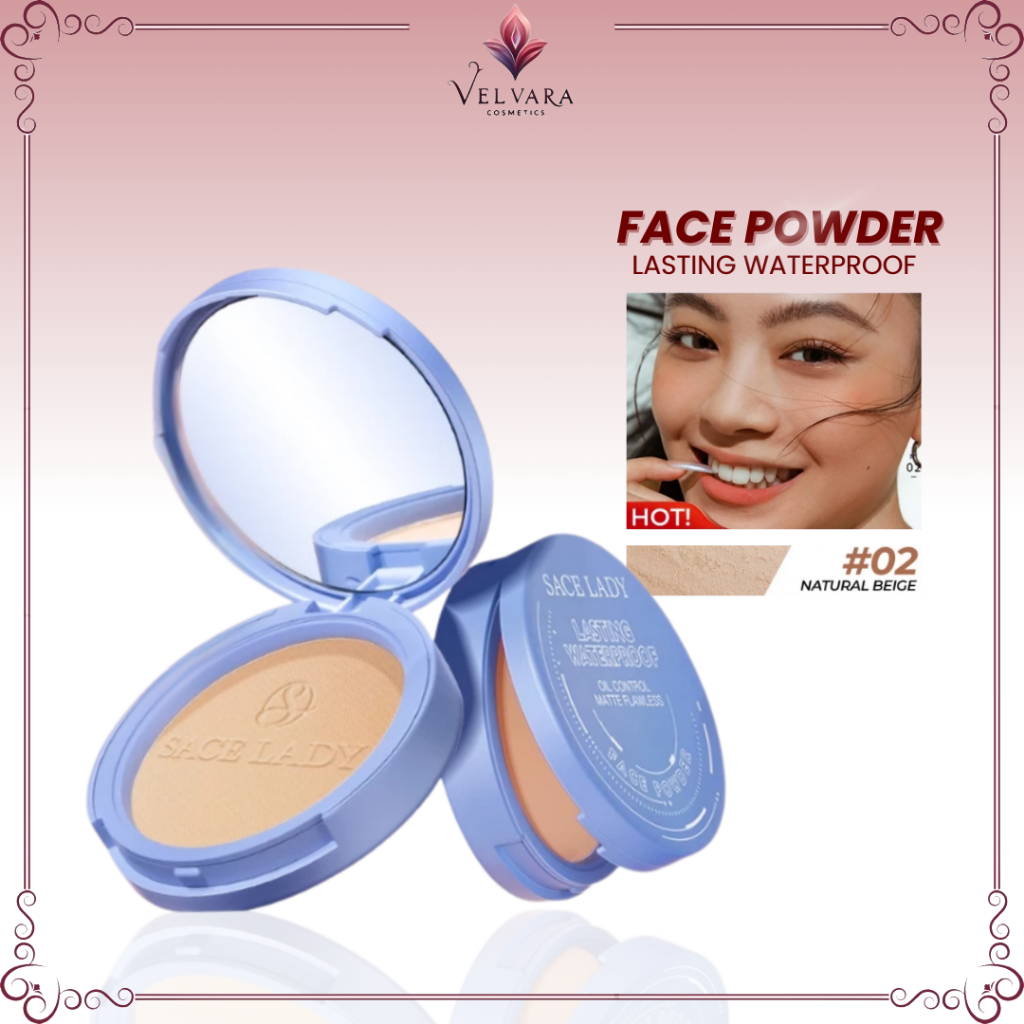 Jual SACE LADY Face Powder Waterproof Matte Natural Finish Oil Control ...