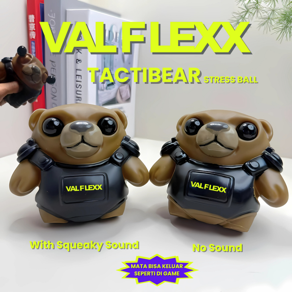 Jual TACTIBEAR VALORANT FLEX | BONEKA STRESSBALL MERCH GAME VALORANT ...
