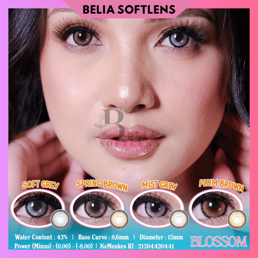 Jual SOFTLENS BLOSSOM FULL COLOR NORMAL & MINUS (-0.50 S/D -6.00 ...