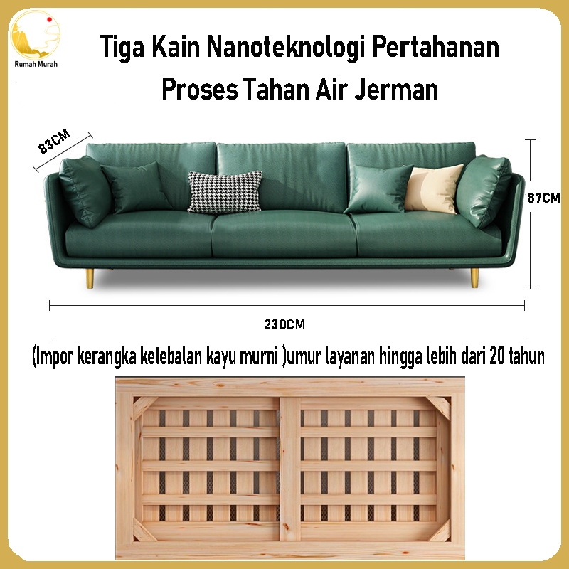 Jual Bebas cuci teknologi kain sofa ruang tamu kecil modern ringan ...