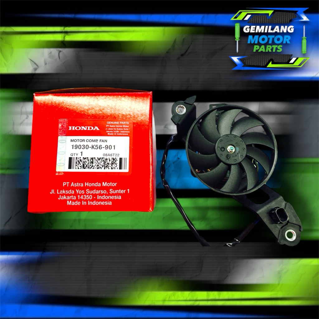 Jual KIPAS RADIATOR DINAMO PENDINGIN SET KIT ASSY LENGKAP MOTOR K56 K15 ...