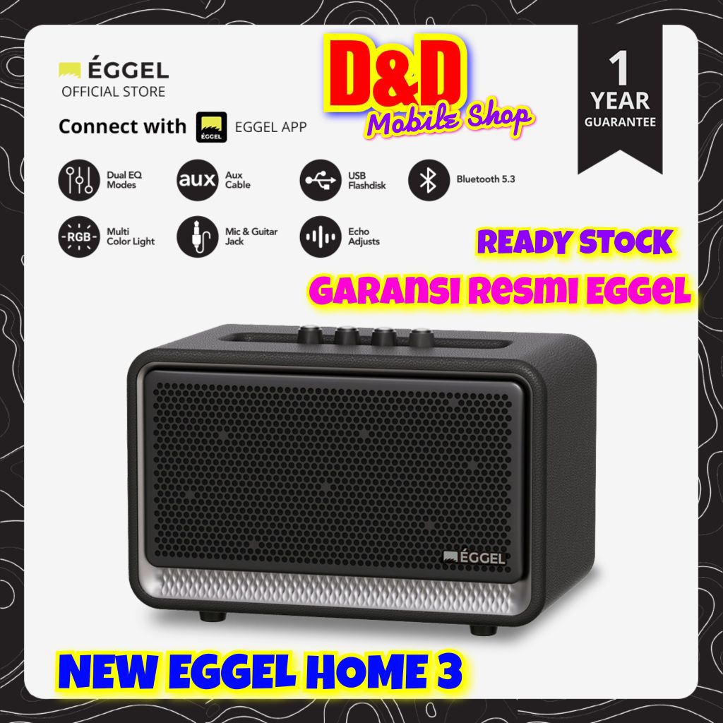 Jual EGGEL HOME 3 TWS WATERPROOF PORTABLE BLUETOOTH SPEAKER BARU SEGEL ...