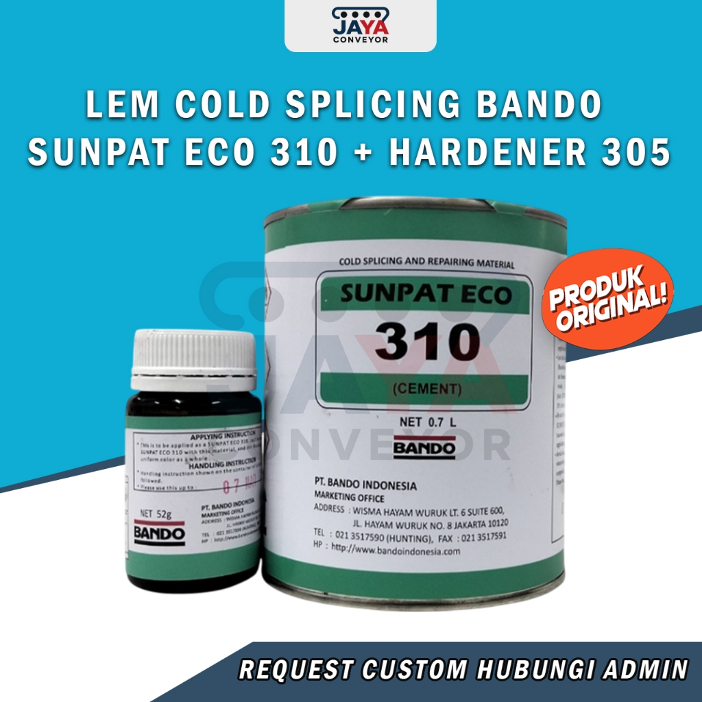 Jual Lem Conveyor Belt Cold Splicing / Lem Bando Sunpat ECO 310 ...