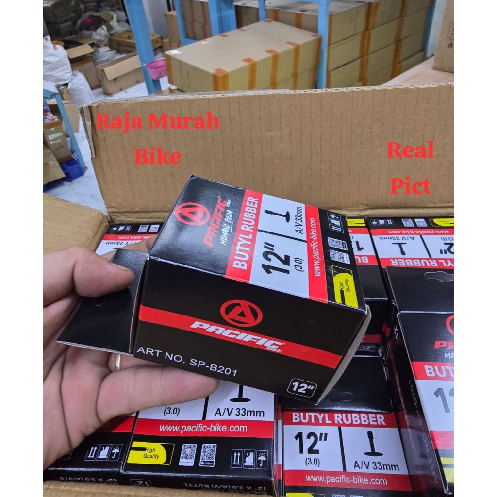 Jual Ban Dalam Pacific Sepeda Ukuran 12 X 3.0 Pacific SP-B201 Ban Dalam Sepeda 12 Inch Ban Jumbo ...