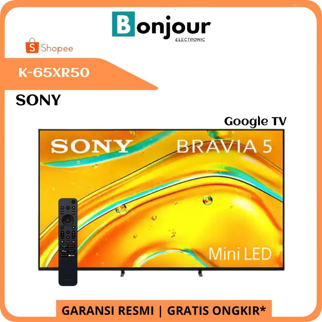 Jual Mini LED Sony Bravia 5 K-65XR50 Smart TV 65 Inch 4K Ultra HD ...