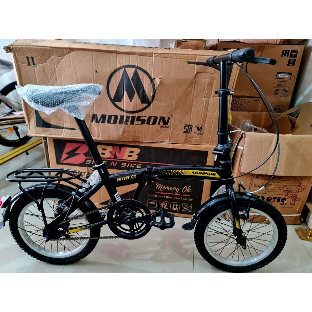 Jual Sepeda Lipat 16 Inch MORISON BY PACIFIC | Shopee Indonesia