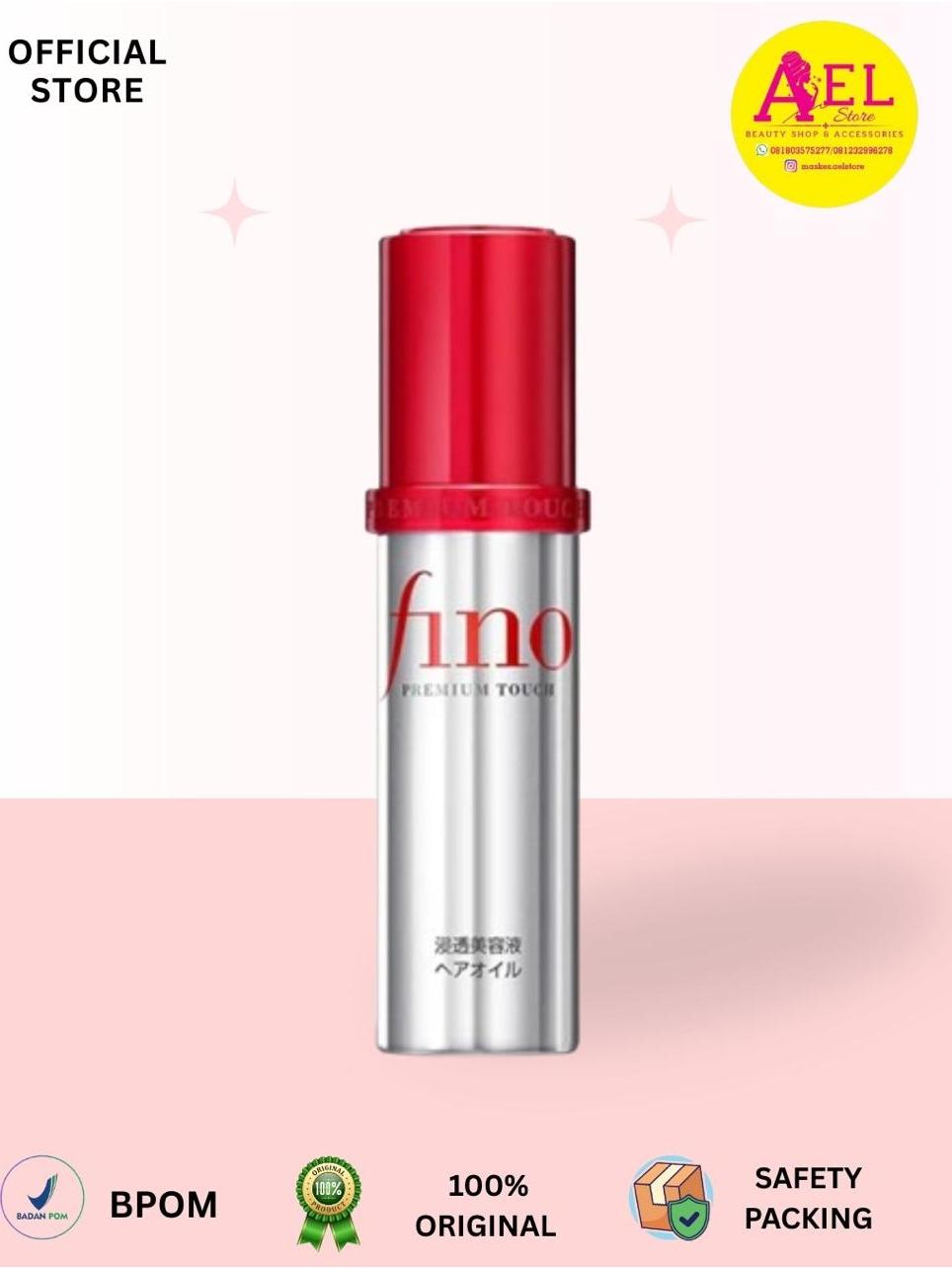 Jual FINO PREMIUM TOUCH HAIR OIL BOTOL PUMP 70 ML | Shopee Indonesia