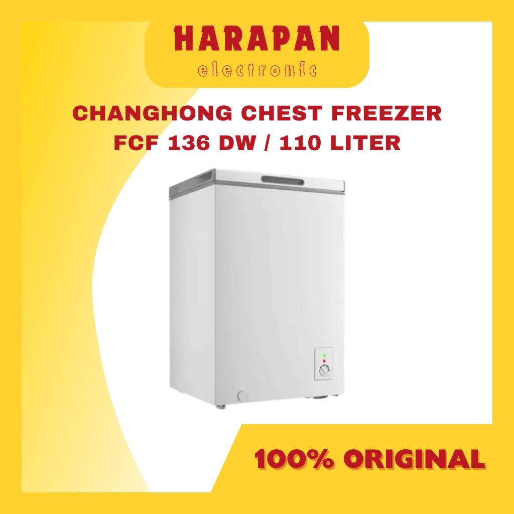 Jual CHANGHONG CHEST FREEZER FCF136DW 110 LITER / FCF 136 DW KULKAS BOX ...