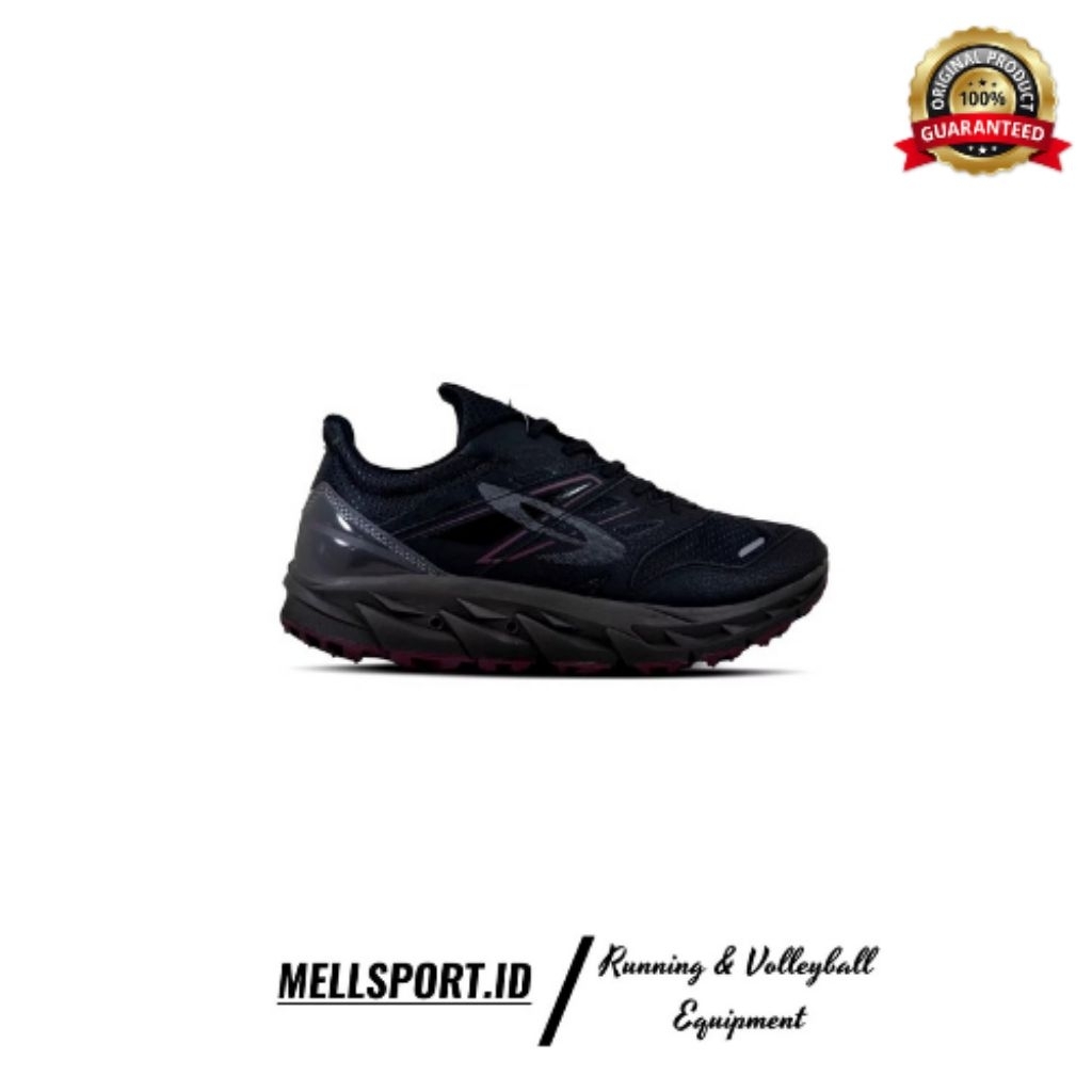 Jual SEPATU TRAIL RUN 910 NINETEN YUZA EVO - Hitam/Burgundy | Shopee ...