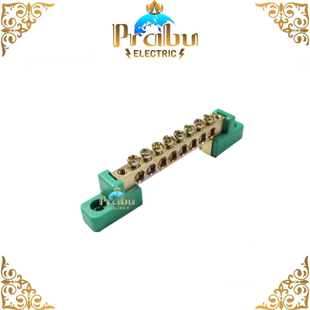 Jual Terminal Block Blok Grounding 8P 8 Pole M5 T001-0812/8 | Shopee ...