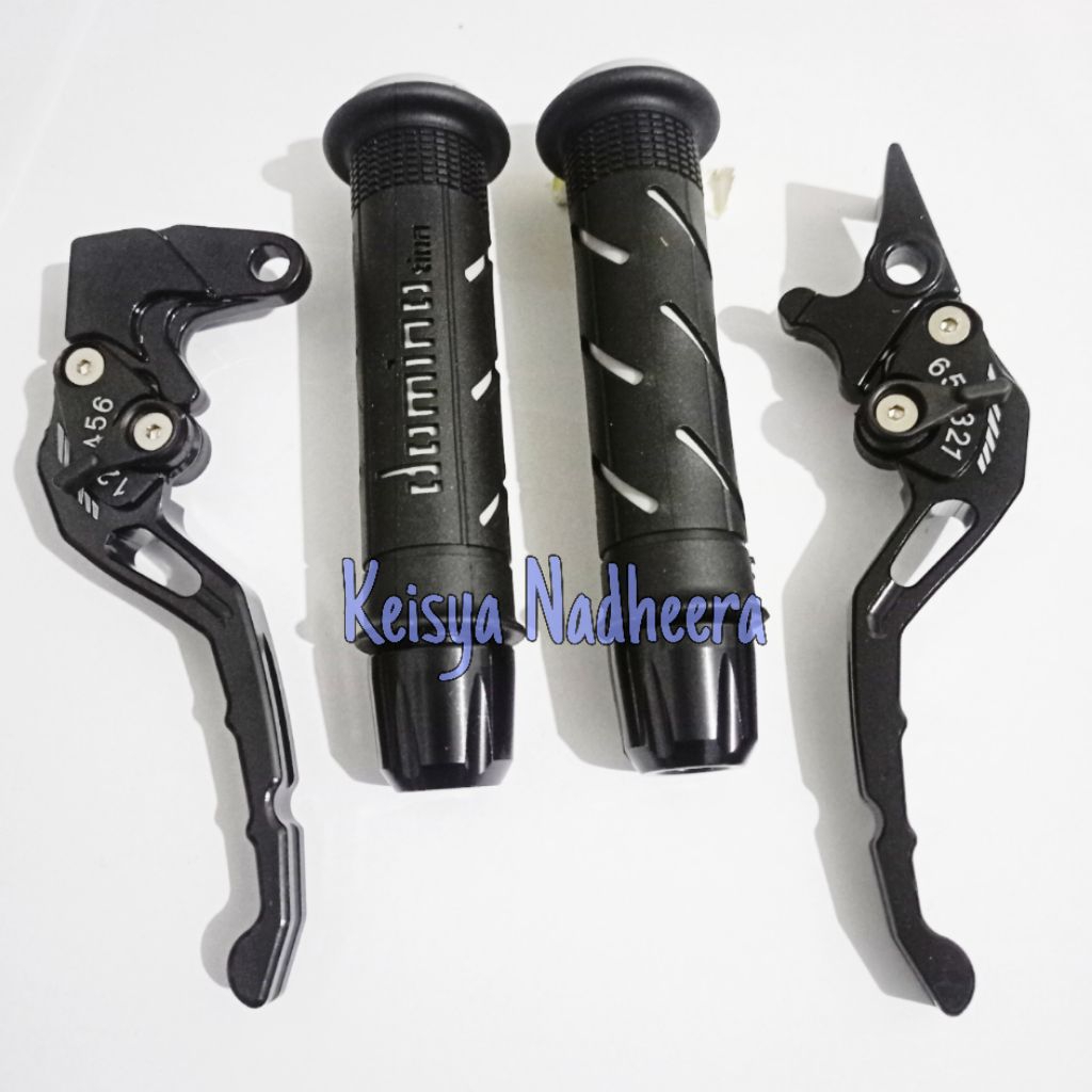 Jual Handle rem + Handgrip +Jalu stang cnc MX king | Shopee Indonesia