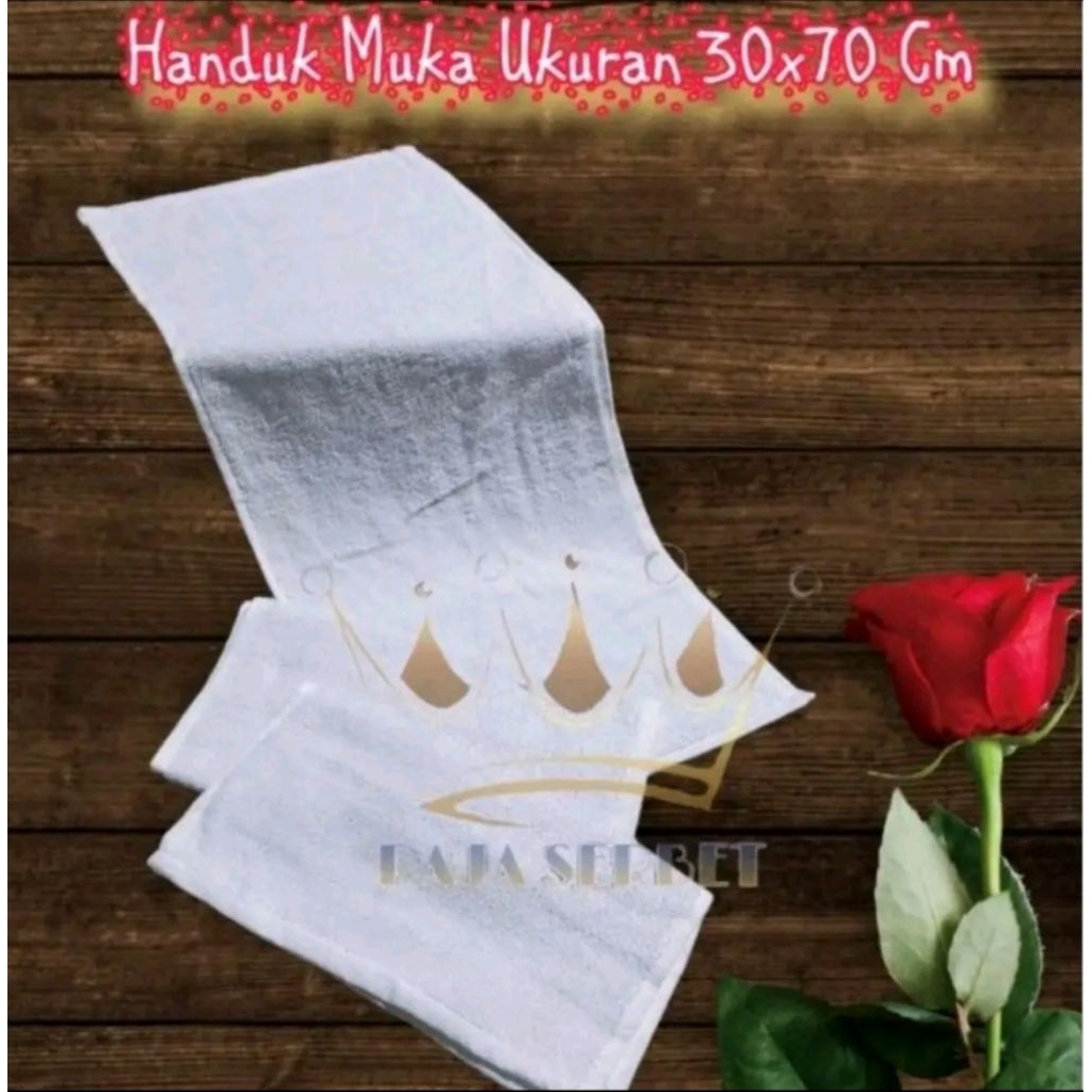 Jual Paket 1 LUSIN / 6 Pc. Handuk Salon WARNA HITAM / PUTIH POLOS Uk ...