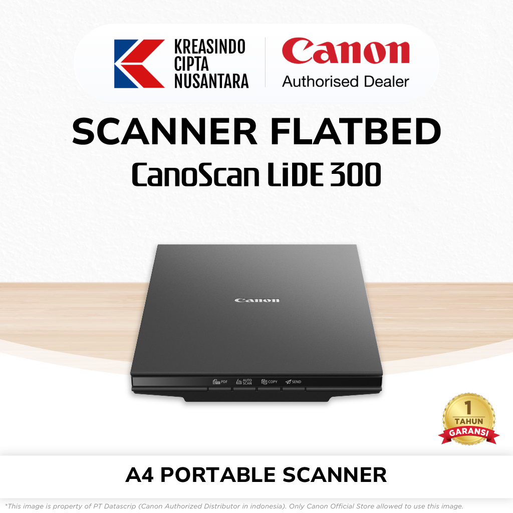 Jual Scanner Canon LiDE 300 Scan Flatbed Dokumen A4 USB - Original ...
