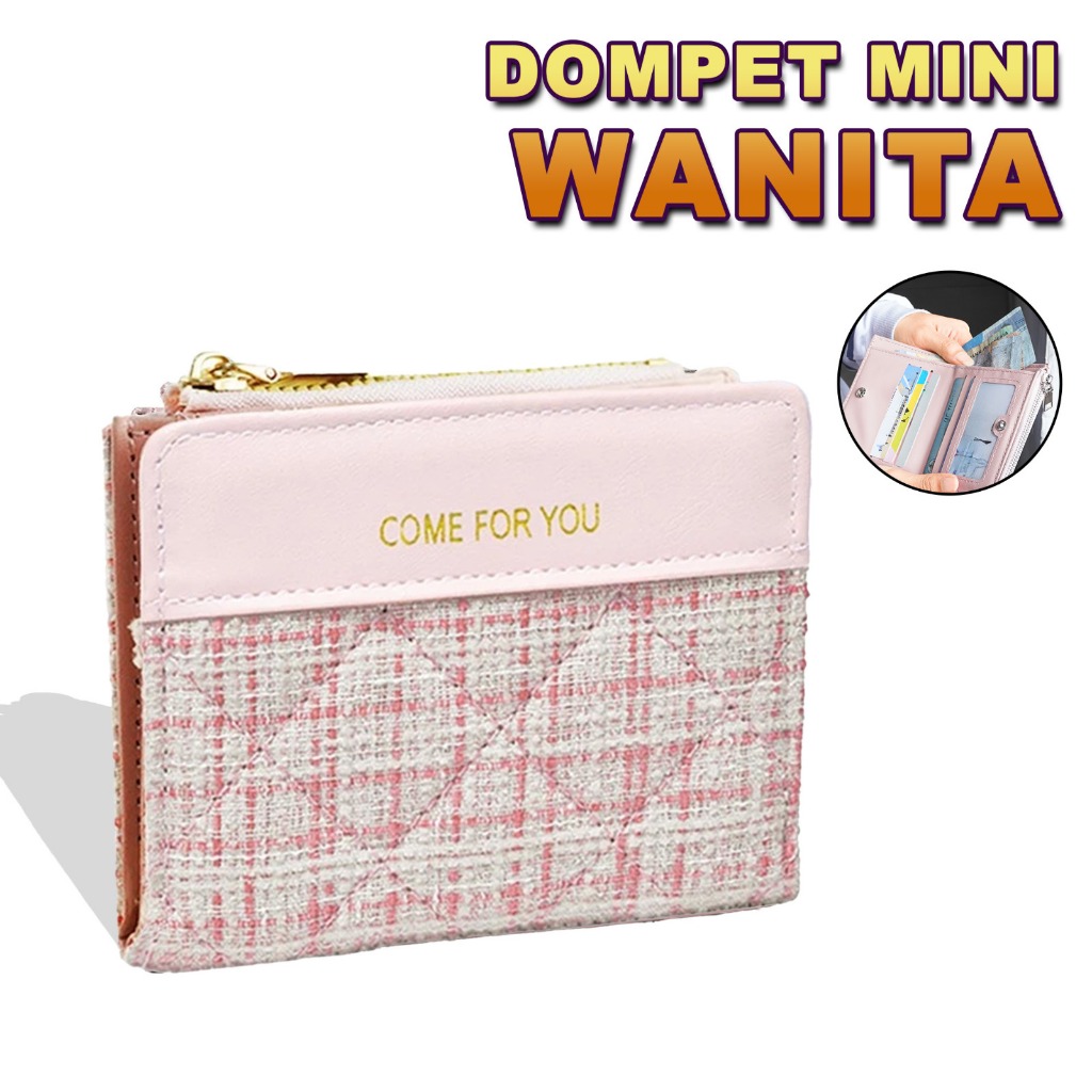 Jual Dompet Lipat Wanita Mini Card Holder Dompet Mini Wanita Short ...