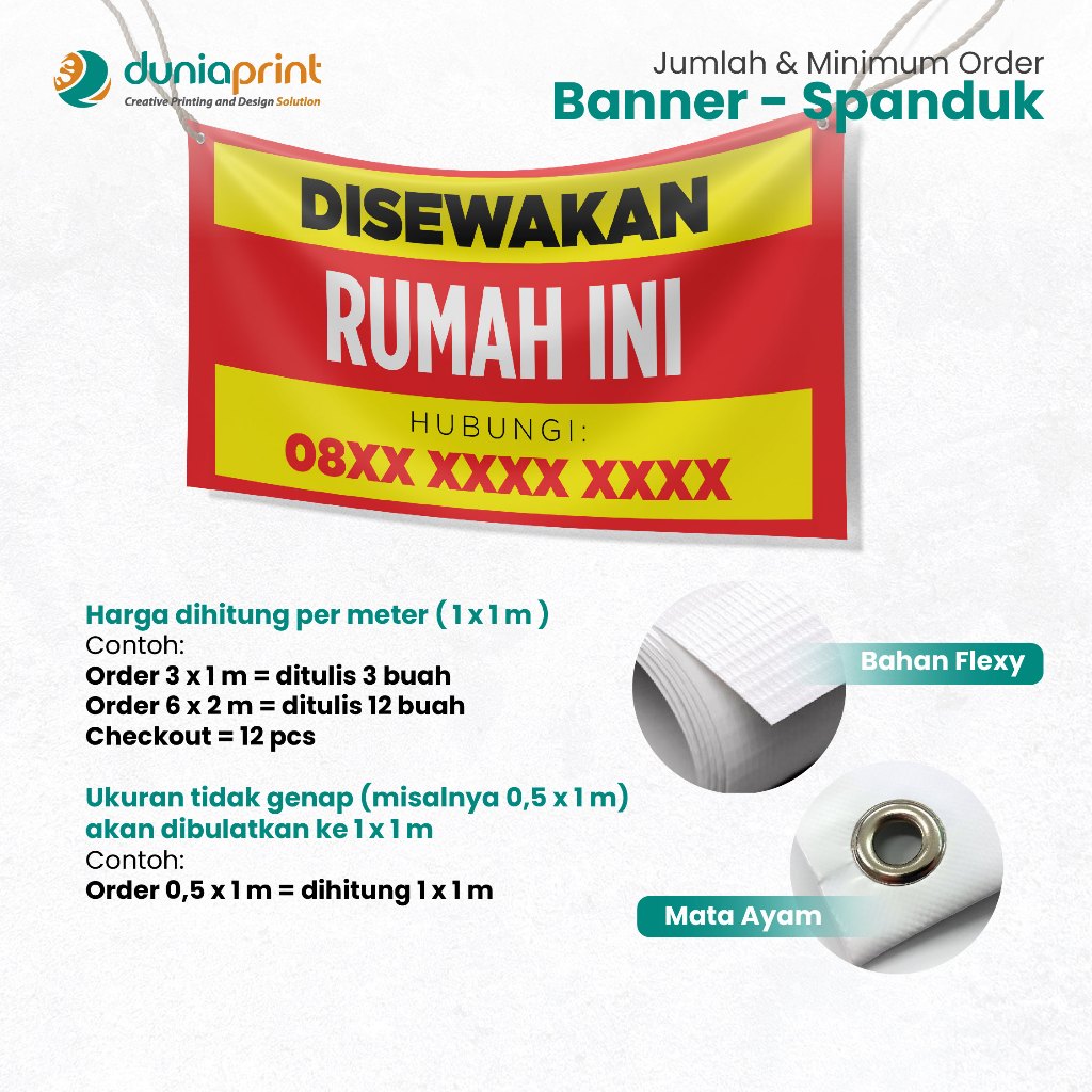 Jual Banner Custom | Spanduk Custom | Cetak Banner | Cetak Spanduk ...