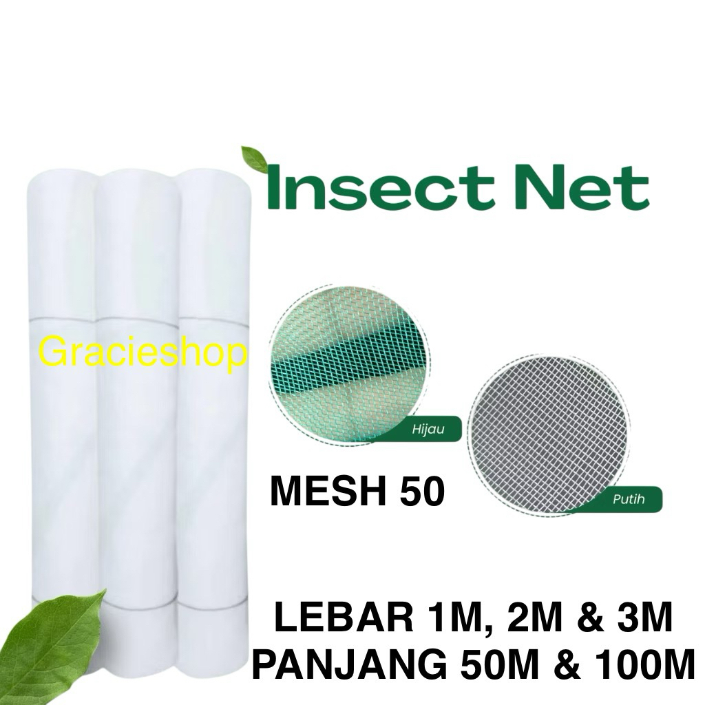 Jual INSECT NET MESH 50 PER ROLL LEBAR 1, 2 DAN 3 METER / KASA SERANGGA ...