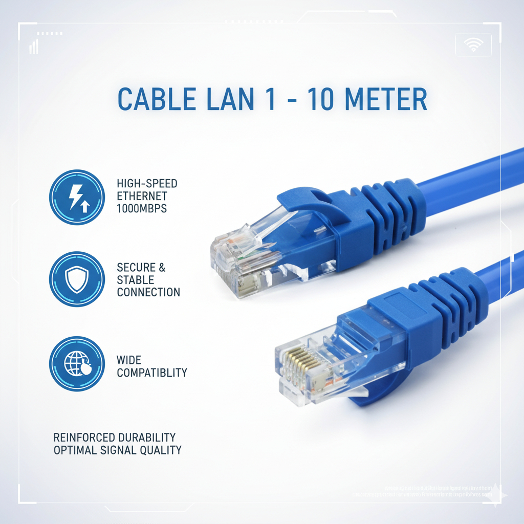 Jual Kabel LAN UTP Cat6 Cat 6 RJ45 Upgraded Version Patch Cord Ethernet ...