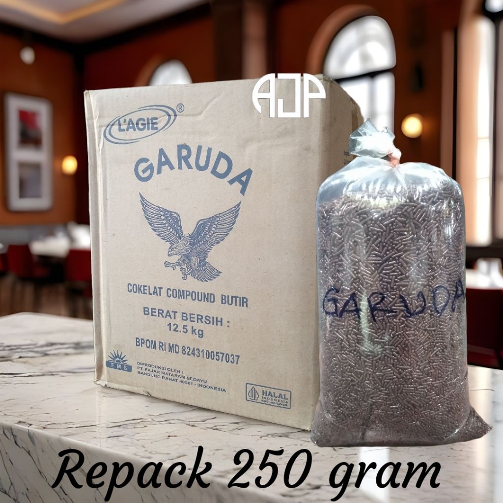 Jual Meses / Mesis Cokelat Garuda L'Agie | Kemasan Repack 250 gram ...