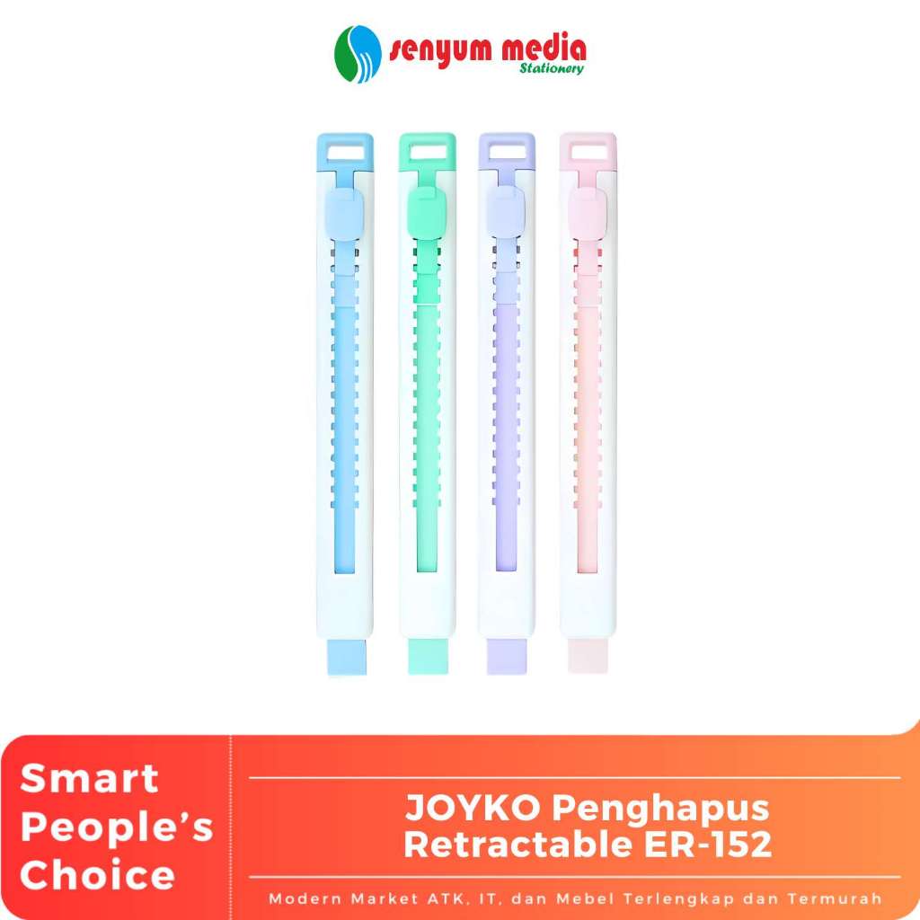Jual JOYKO - Penghapus Retractable/Penghapus Sliding ER-152 Warna ...
