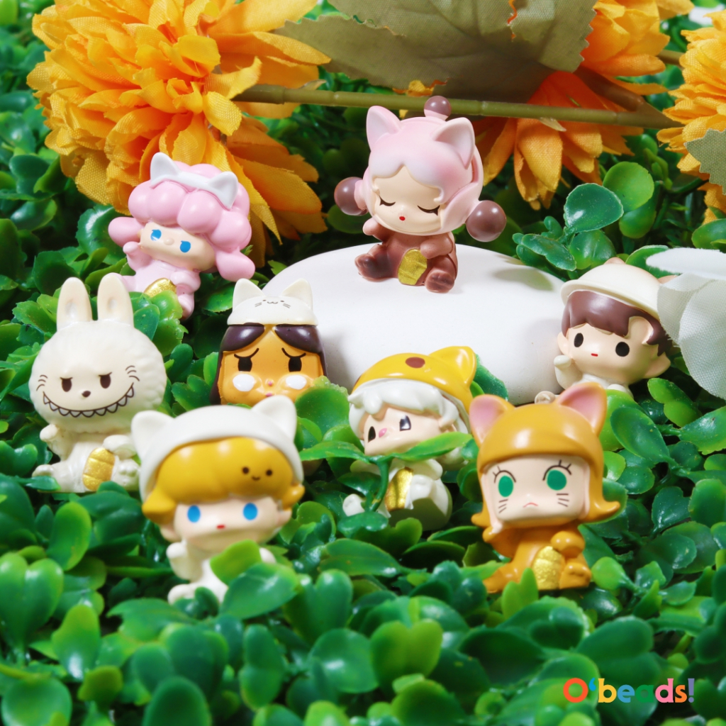 Jual Perpcs Popmart Popbean Luckycat Mini Figured Premium Bahan DIY ...