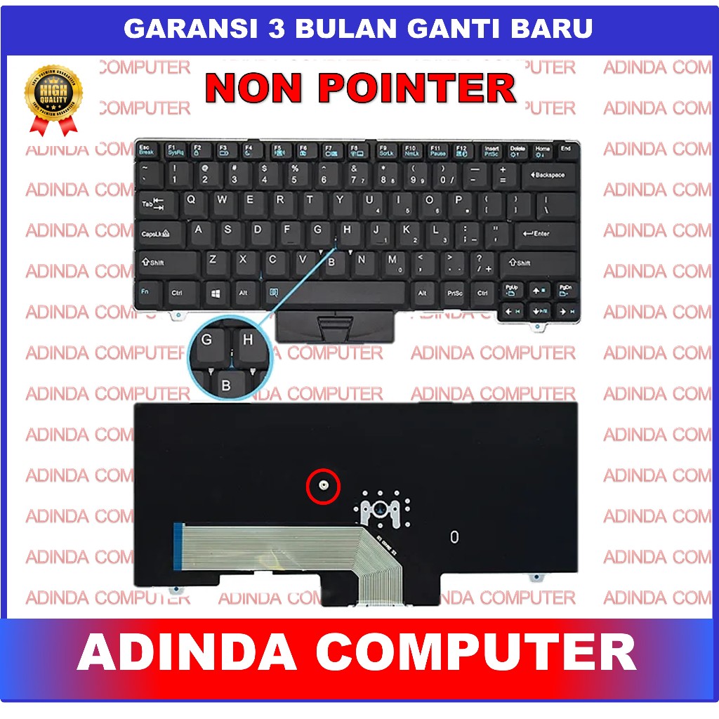 Jual Keyboard Laptop Lenovo IBM Thinkpad L410 2875 L412 L420 L421 L510 ...