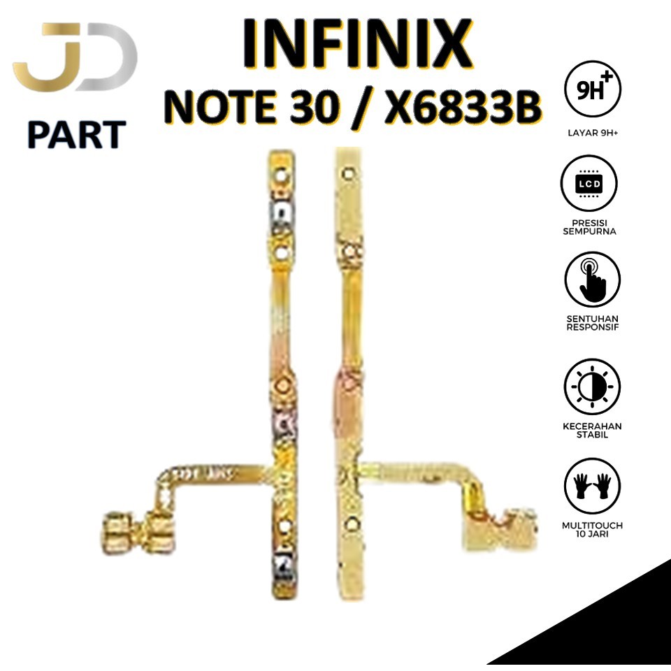Jual FLEXIBEL ON / OFF + VOLUME INFINIX NOTE 30 / X6833B ORIGINAL ...