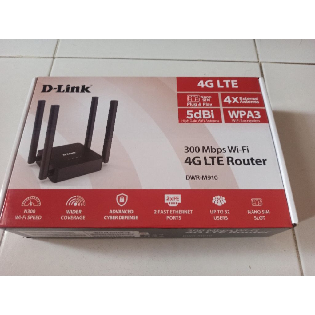 Jual D-Link DWR-M910 4G Router Modem preloved | Shopee Indonesia