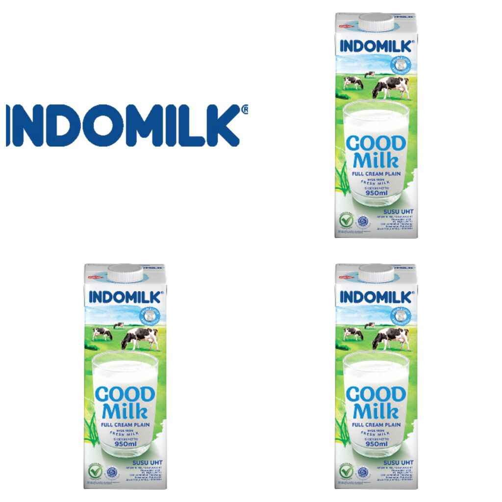 Jual Indomilk Susu UHT Full Cream Kotak 950 Ml | Shopee Indonesia