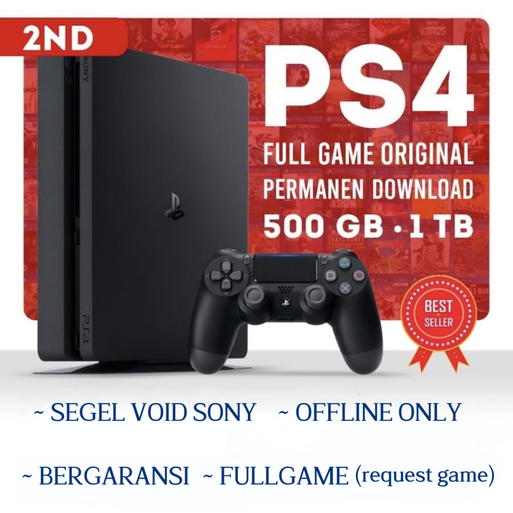 Jual PS4 Slim Fat Pro Full Game Hen 500GB 1TB Playstation4 | Shopee ...