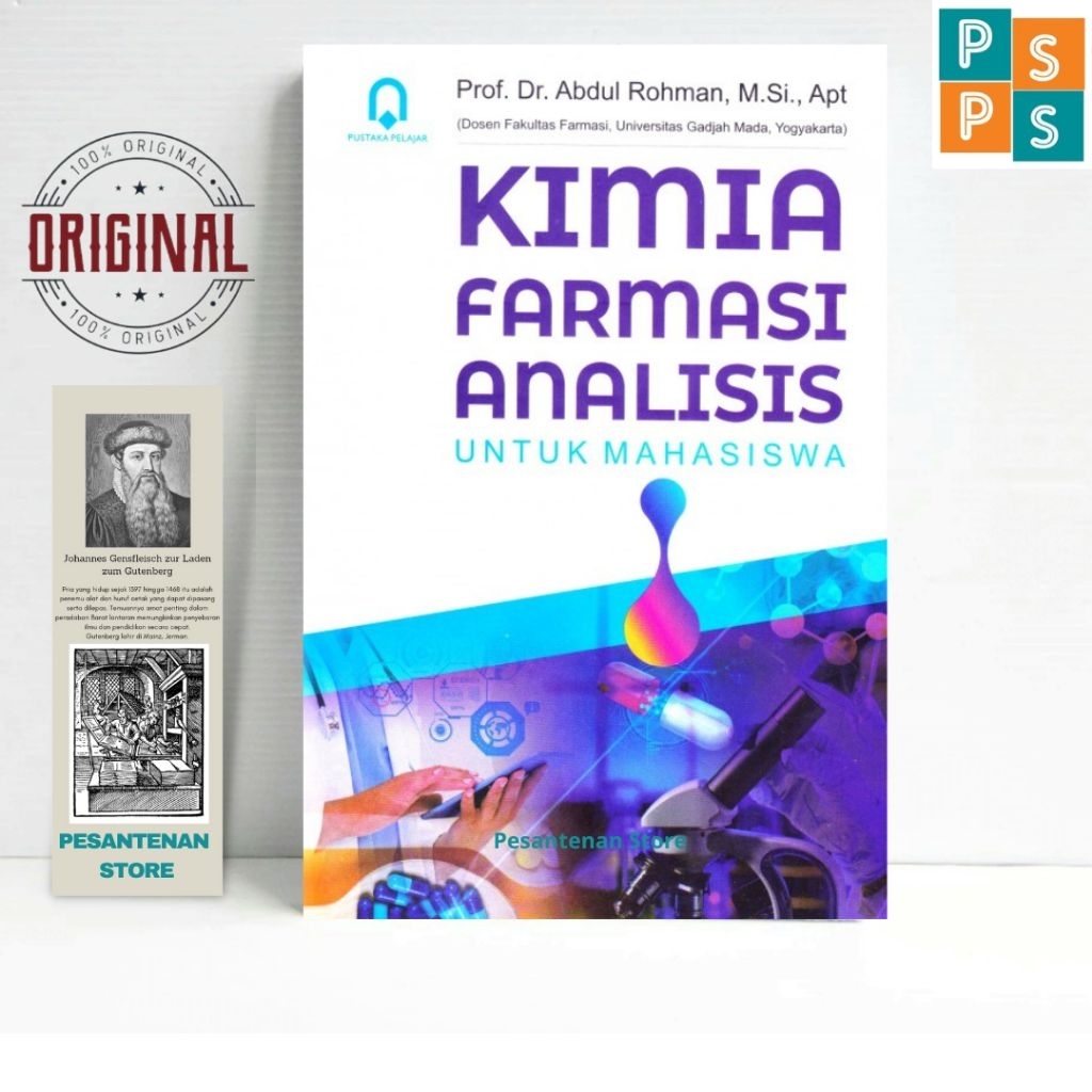 Jual BUKU ORIGINAL BUKU KIMIA FARMASI ANALISIS UNTUJ MAHASISWA BUKU ...