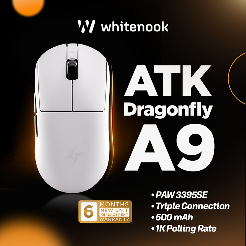 Jual ATK DRAGONFLY A9 | GPX G PRO X Shape Mouse Wireless Gaming Mouse ...