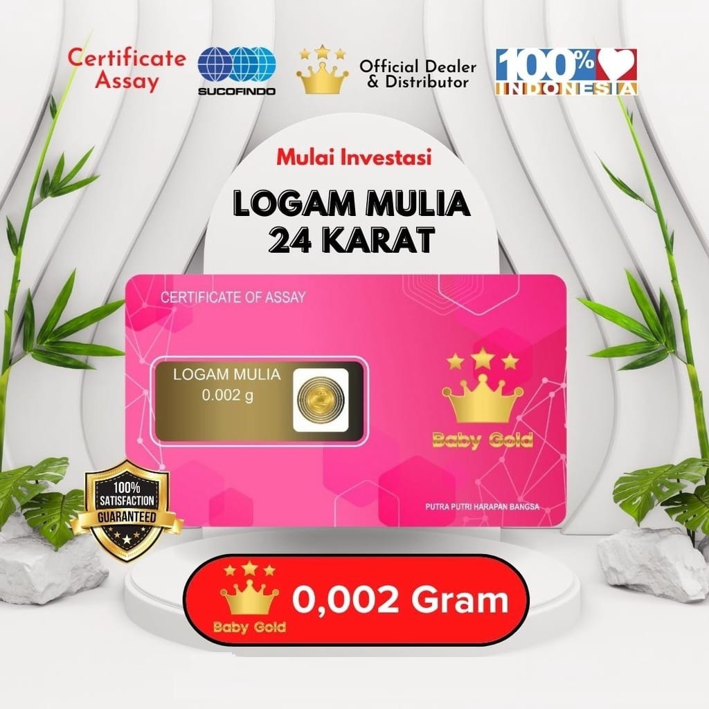 Jual Logam Mulia 24 Karat Gift Series Baby Gold Logam Mulia Emas Murni ...