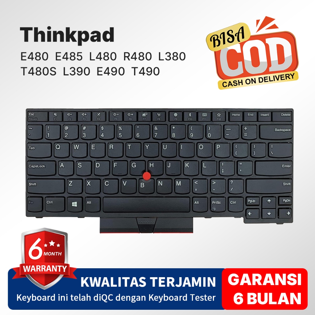 Jual ORIGINAL For Lnvo Thinkpad T480S T490 T495 L380 L390 L480 L490 ...