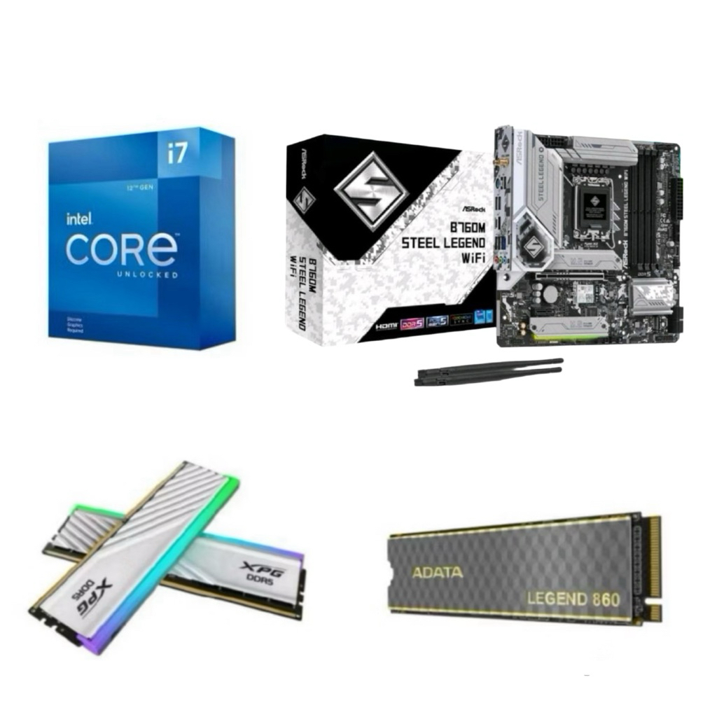 Jual Paket Processor Intel Core i7 12700K RAM DDR5 B760 WiFi | Shopee ...