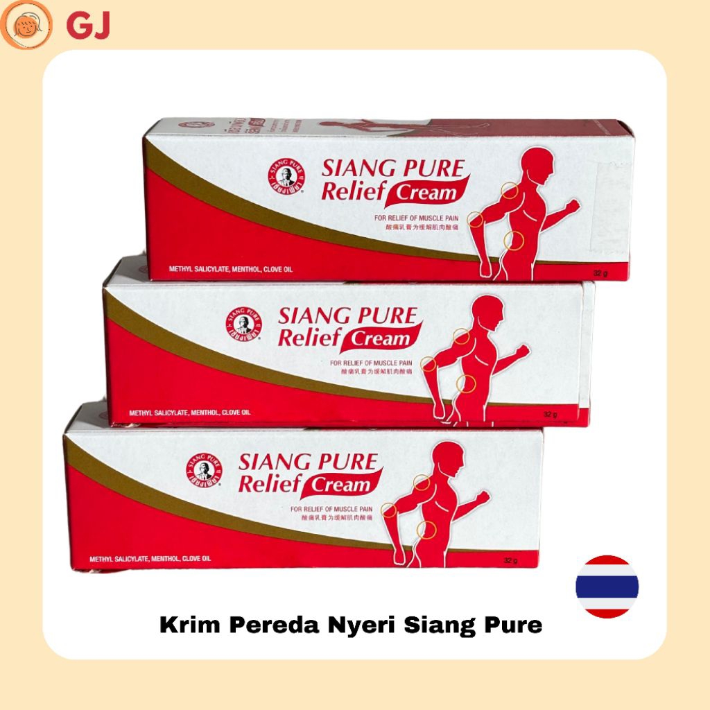 Jual Siang Pure Relief Cream Krim Pereda Nyeri Otot Keseleo Pegal Linu ...