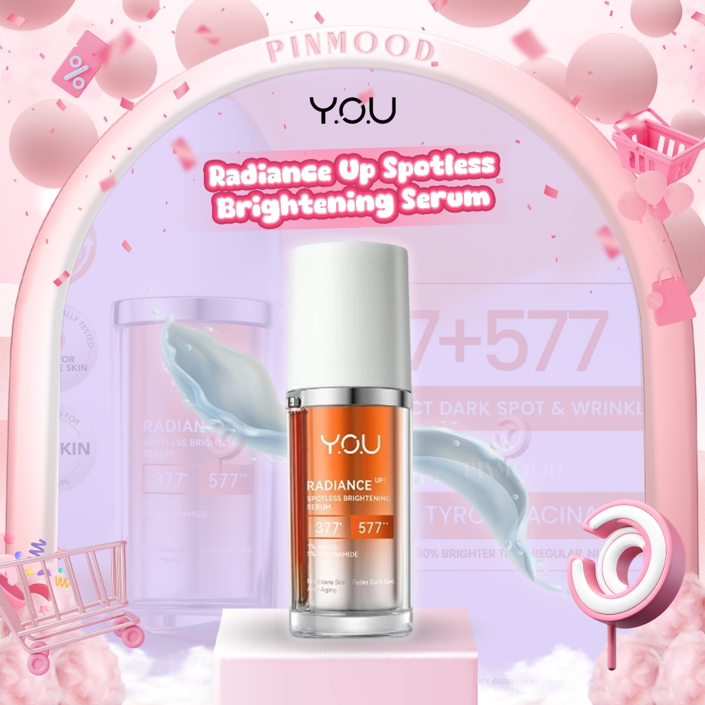 Jual Y.O.U - RADIANCE UP! SPOTLESS BRIGHTENING SERUM 377 + 577 ( 20 ml ...