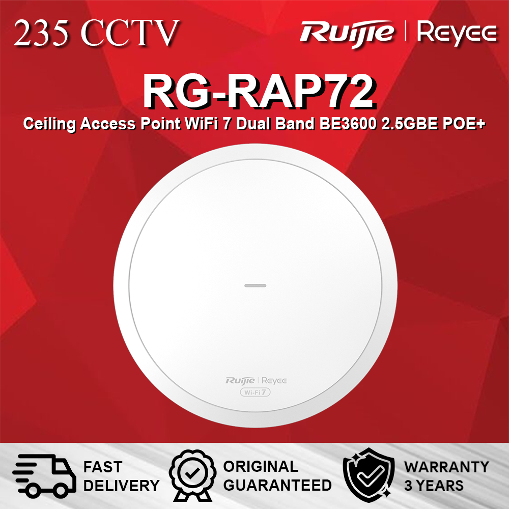 Jual RUIJIE REYEE RG-RAP72 Ceiling Access Point WiFi 7 Dual Band BE3600 ...