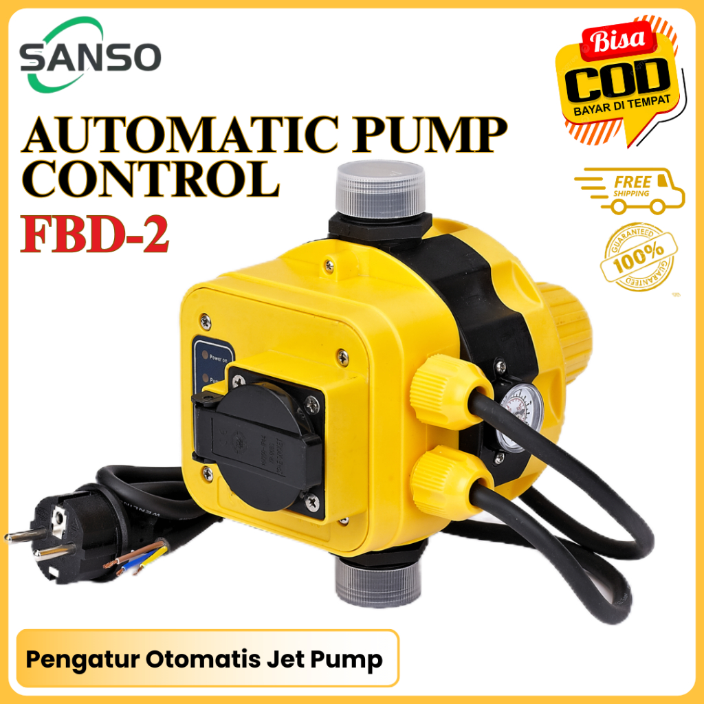 Jual SANSO Pengontrol Tekanan Air FBD-2 Pompa Air Cerdas Mesin Otomatis ...