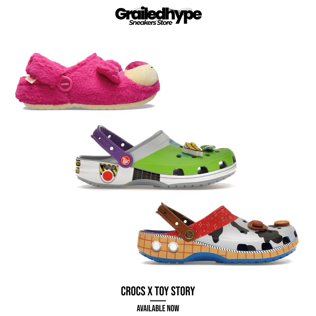 Jual Crocs Classic Clog x Toy Story Lotso / Buzz Lightyear / Woody ...