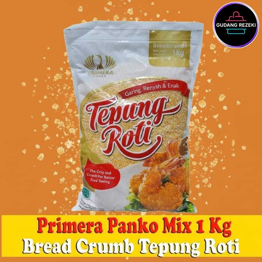 Jual PRIMERA BREAD CRUMB PANKO 900 GR (MIX) TEPUNG ROTI WARNA PUTIH ...