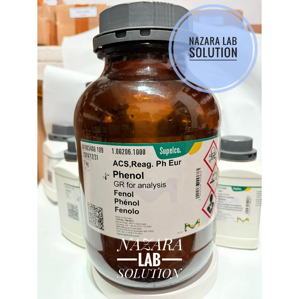 Jual PHENOL GR FOR ANALYSIS/ FENOL/ PENOL MERCK 100206 1 KG | Shopee ...